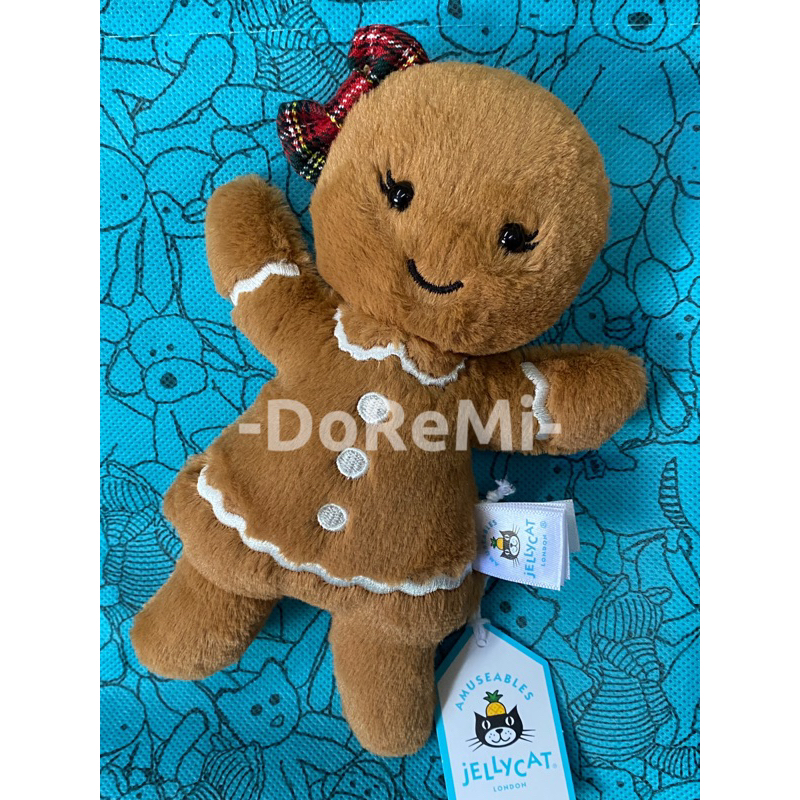 [READY STOCK] 100% Original jELLYCAT Jolly Gingerbread Ruby Cute Patung ...