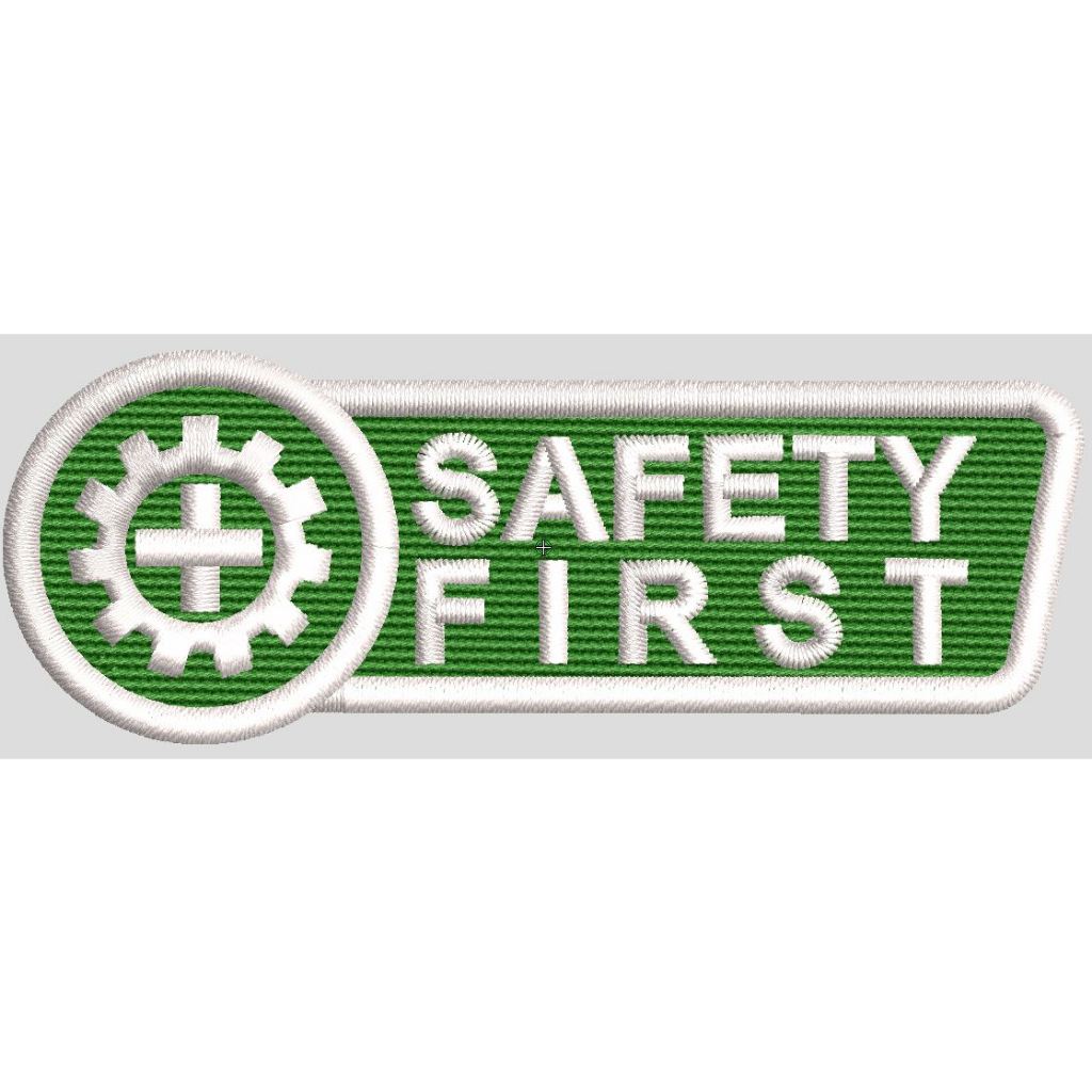 Safety First Embroidered Patch 1 | Shopee Malaysia