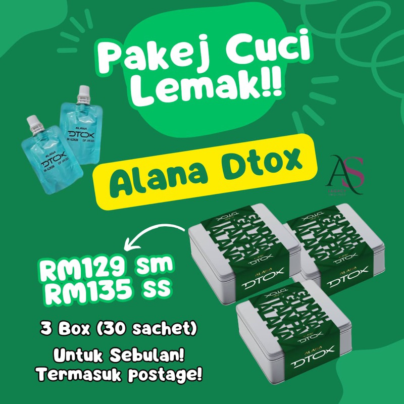 Alana DTOX Juice 8 in 1 Box | Shopee Malaysia