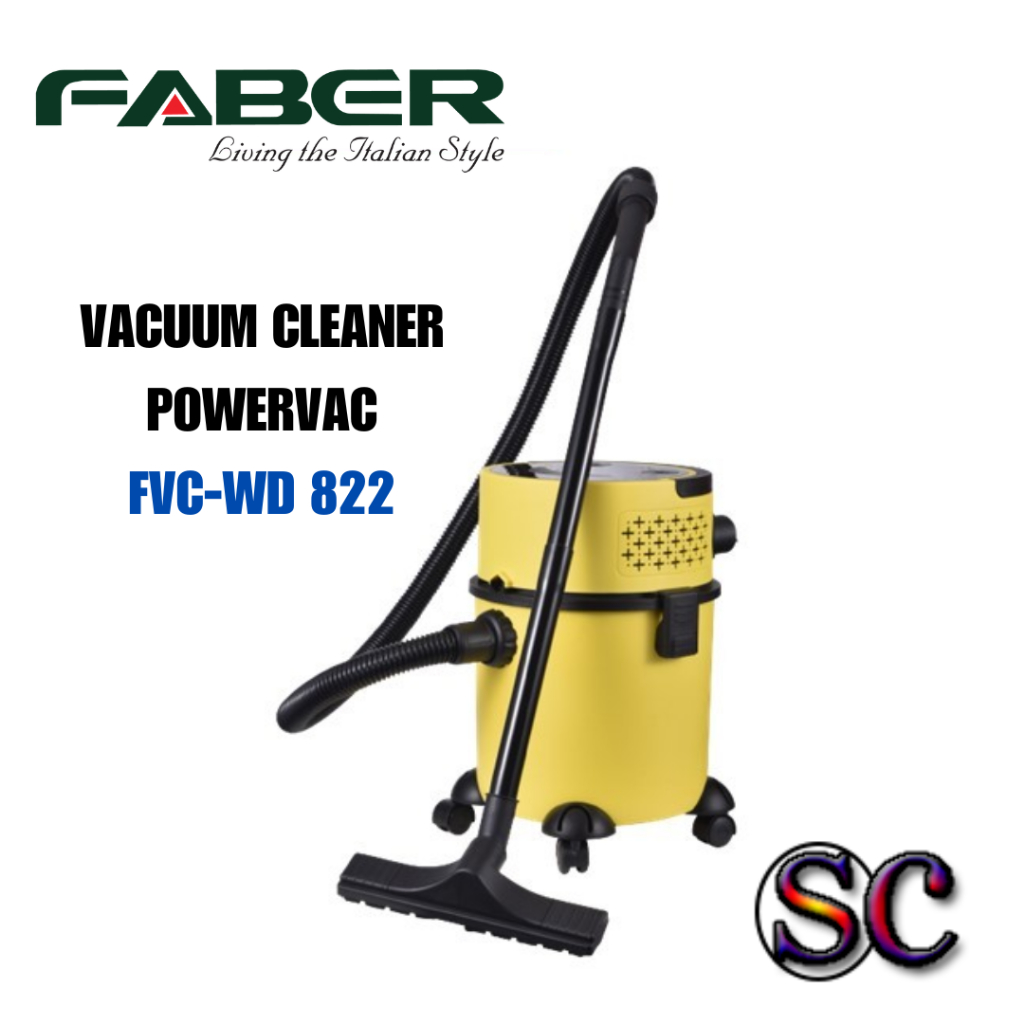 FABER VACUUM CLEANER POWERVAC FVC-WD 822 | Shopee Malaysia