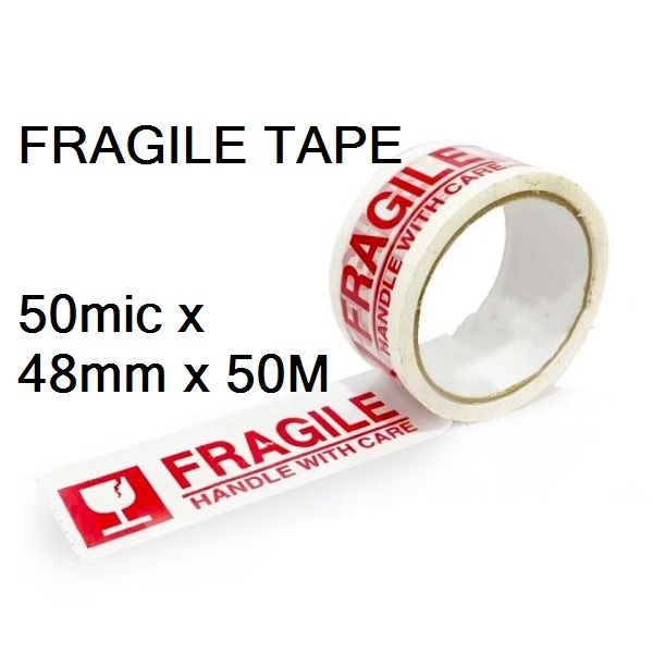 Fragile OPP Tape 50mic X 48mm x 50M | Shopee Malaysia