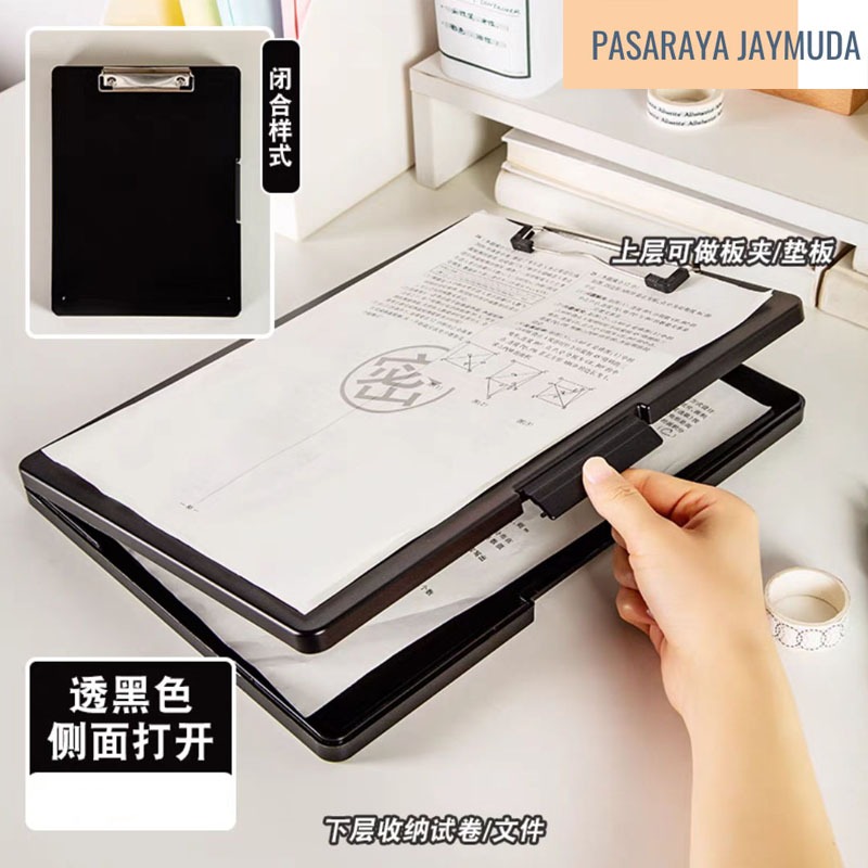 A4 Clipboard With Storage File Box Document Case Writing Box Folder ...