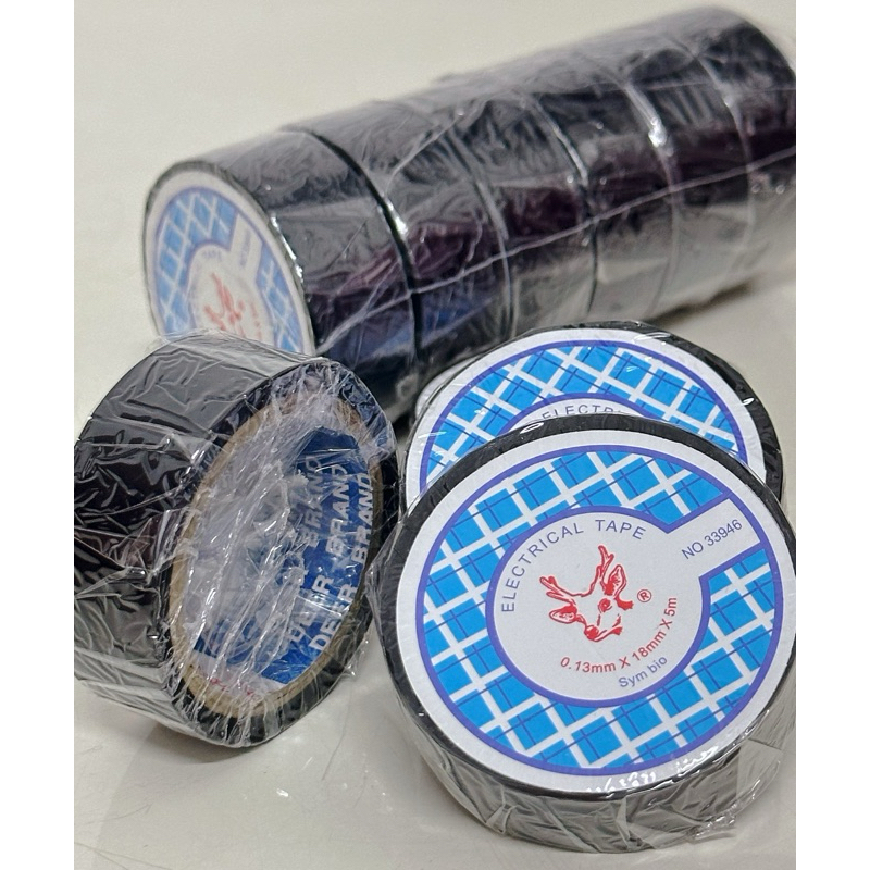10pcs_0.13mm X 18mm X 5m PVC Black Tape/Vinyl Tape/Electrical Tape ...