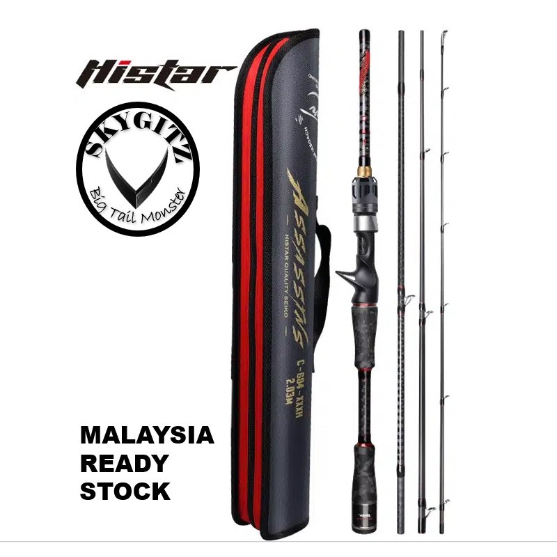 SKYGITZ MALAYSIA Histar Assassins Fast Action Spinning and Casting 4pcs ...