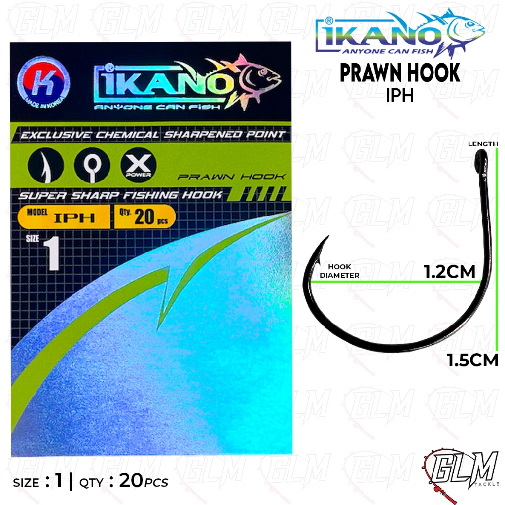 IKANO MODEL IPH PRAWN HOOK FOR FISHING | Shopee Malaysia
