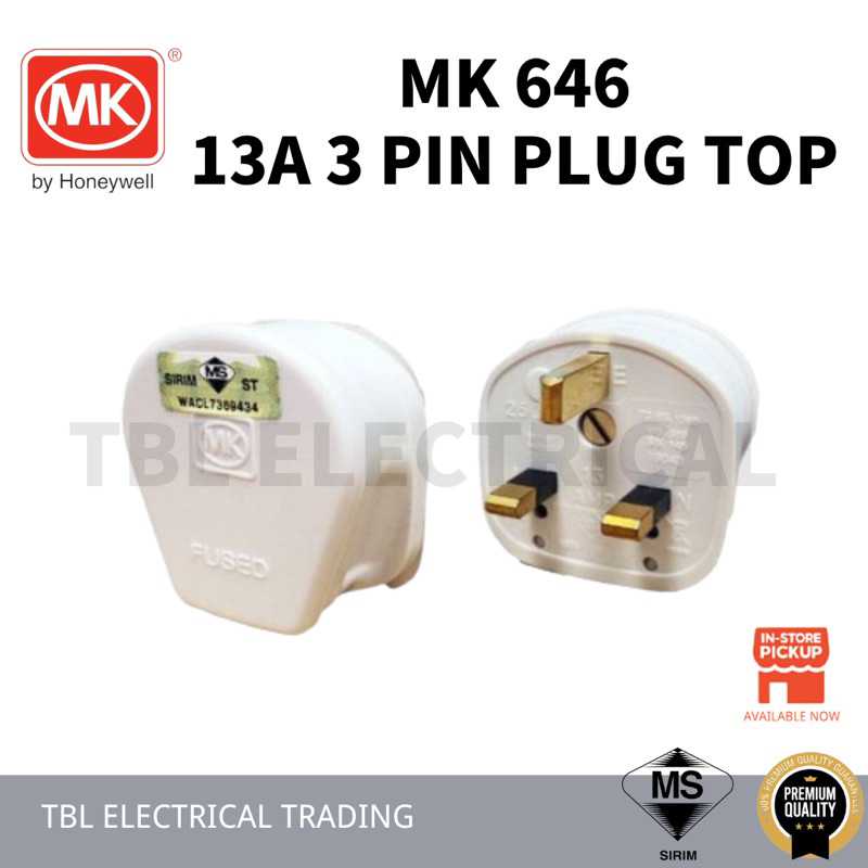 🔥SIRIM🔥MK646 3 Pin Plug Top | Shopee Malaysia