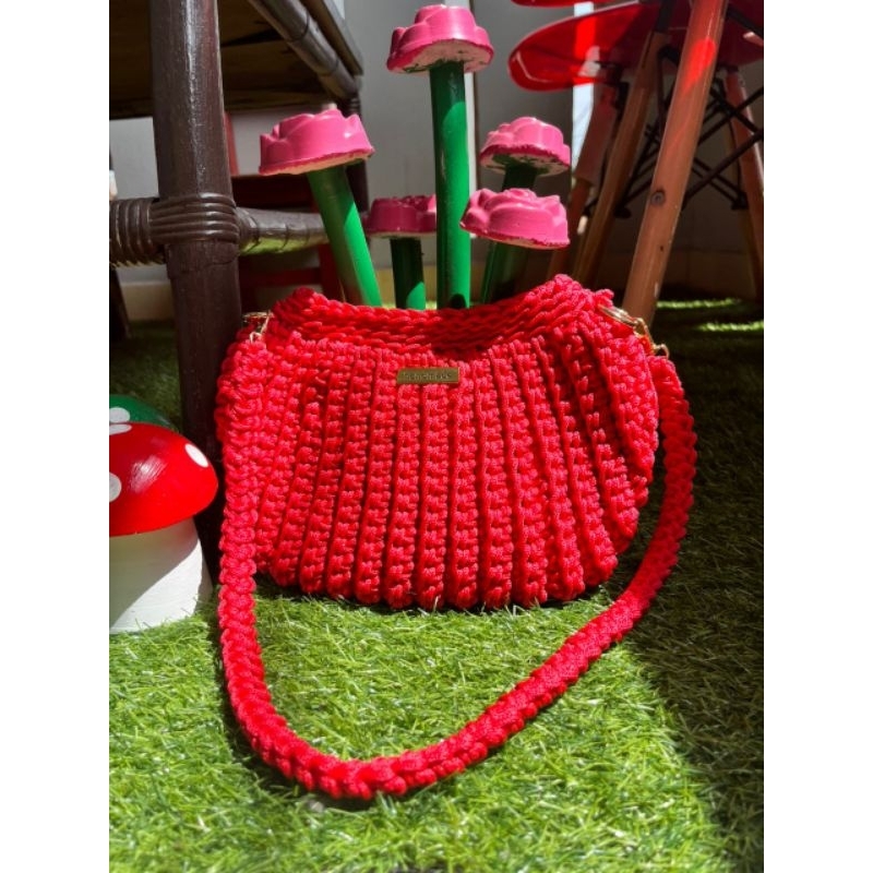 Crochet bag labu handmade | Shopee Malaysia