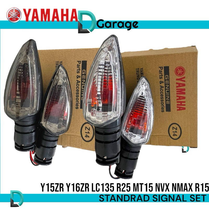 YAMAHA SMOKE CLEAR REAR SIGNAL SET WINKER LAMP Y15 Y16 FZ150 NVX NMAX ...