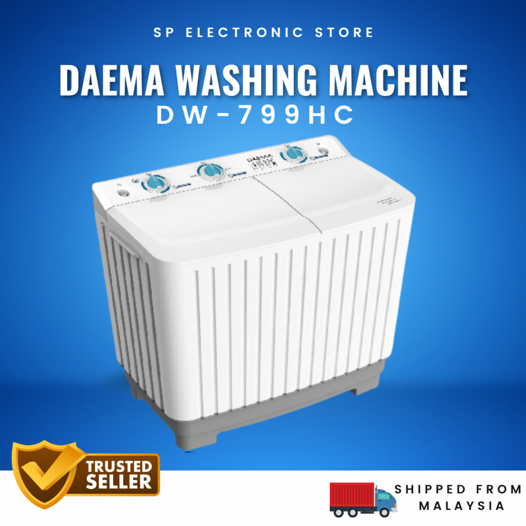 DAEMA DW-799HC SEMI AUTO WASHING MACHINE [7KG] | Shopee Malaysia