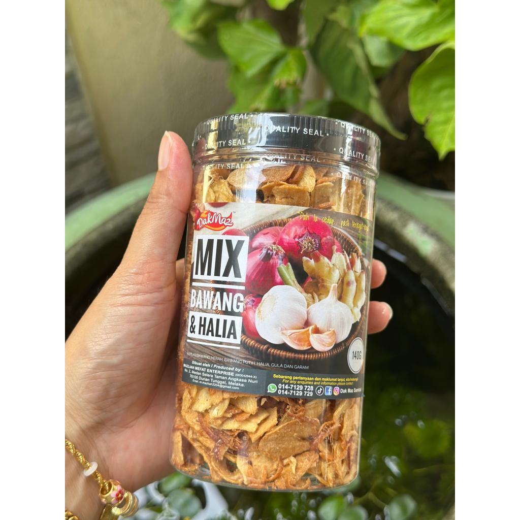 DAK MAZ: Botol 140g MIX Kudapan Pantang bawang merah bawang putih dan ...