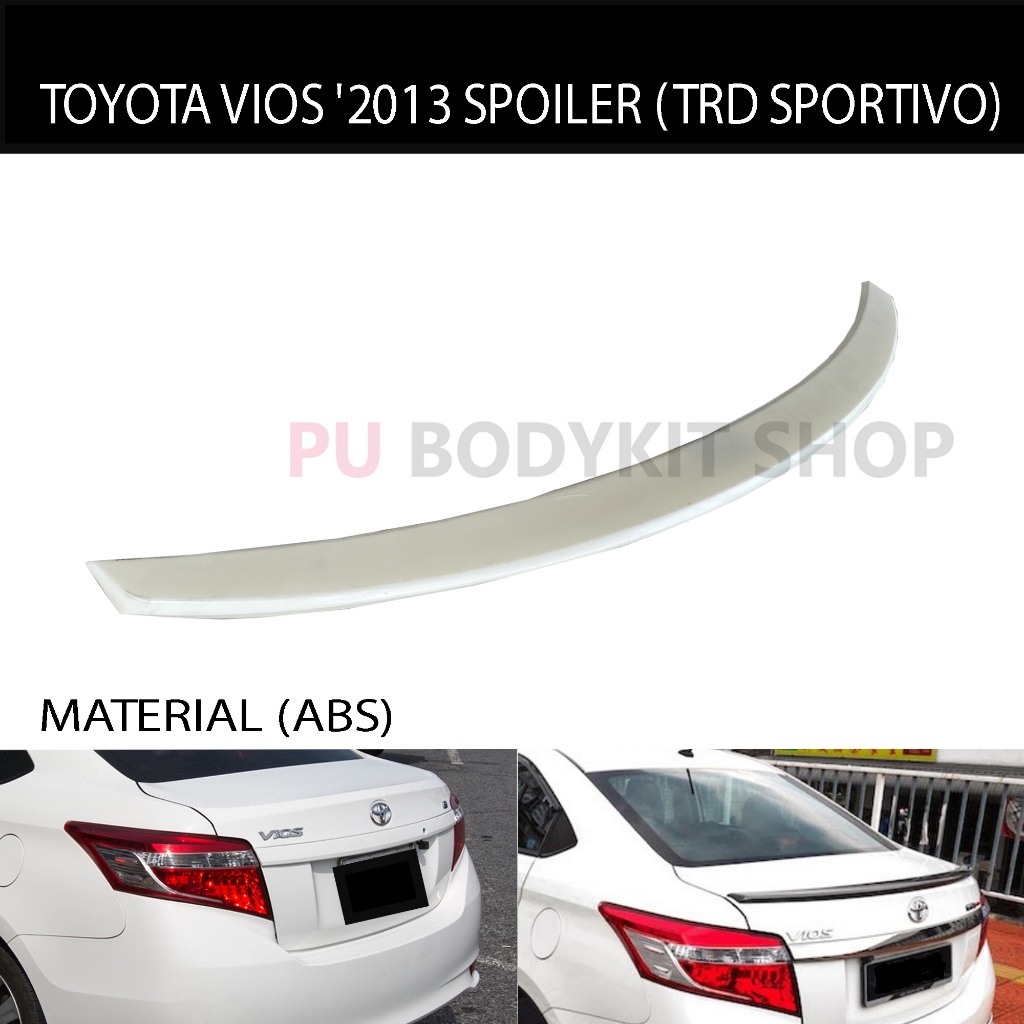 PUM71-TOYOTA VIOS '13 SPOILER (TRD SPORTIVO)（PU) | Shopee Malaysia