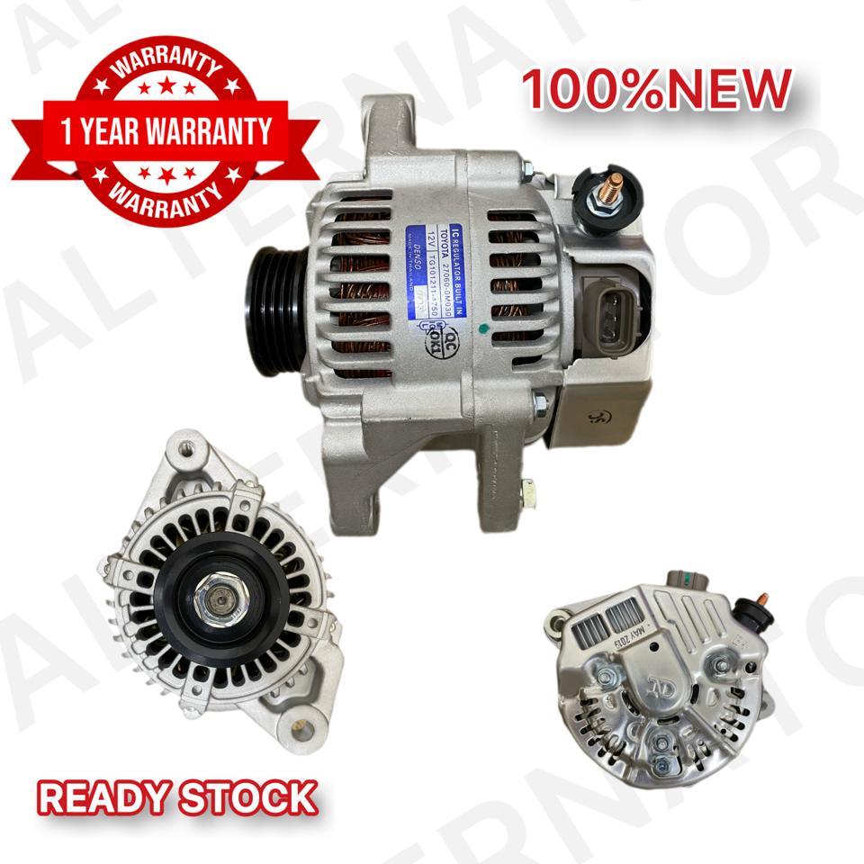 (ORIGINAL)TOYOTA VIOS (27060-0M030)ALTERNATOR 100%NEW-MADE IN THAILAND ...