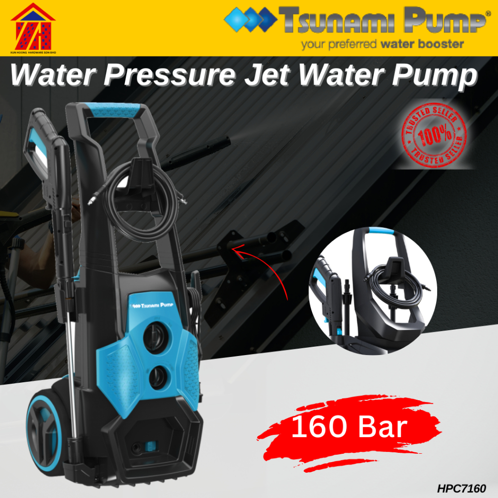 Tsunami Water Jet HPC7160 2100W 160bar High Pressure Water Jet Water ...