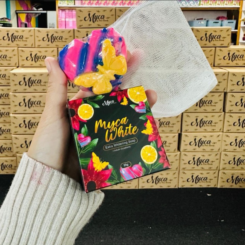 CLEAR STOCK 🔥MYCA WHITENING SOAPP | Shopee Malaysia