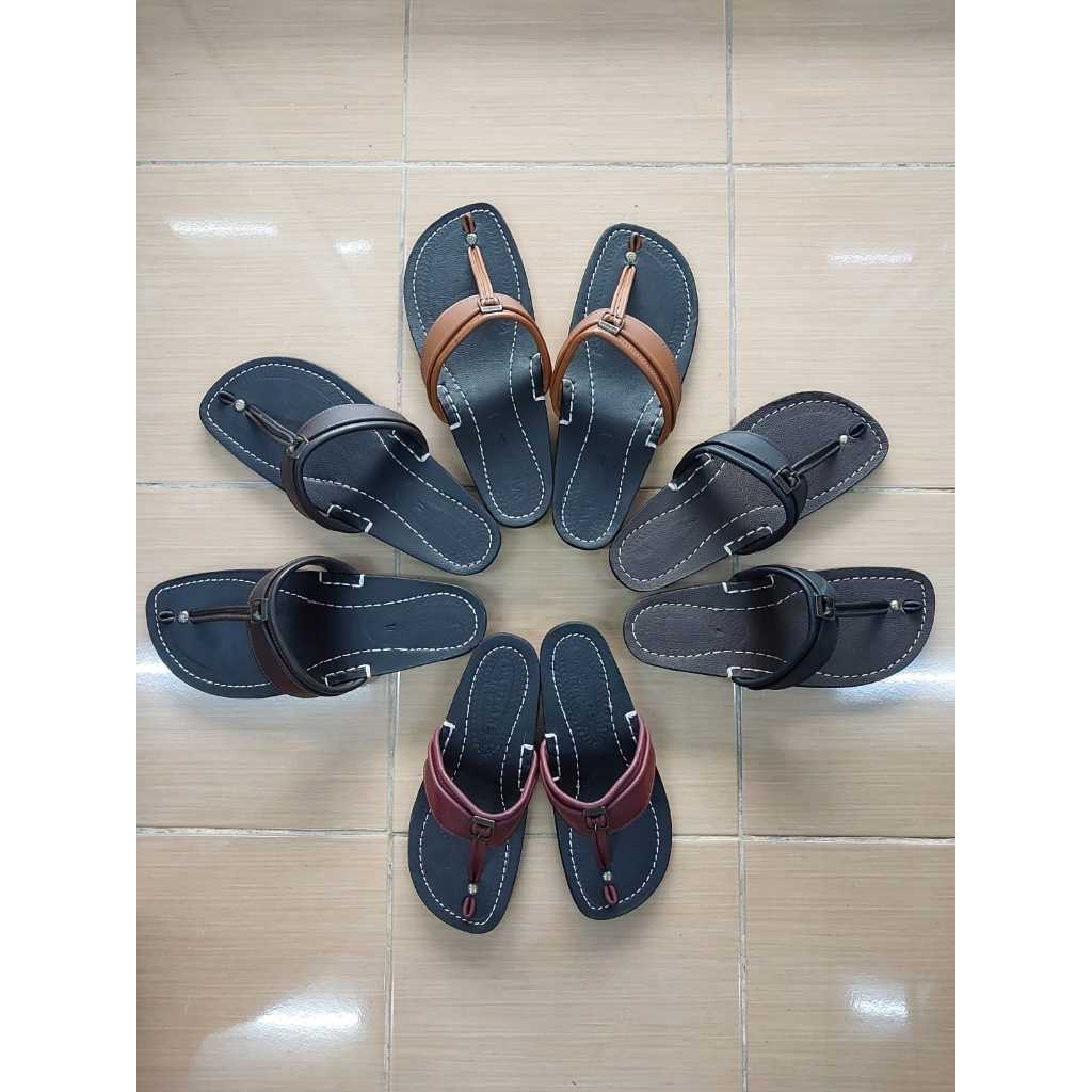 Capal Warisan Kulit Asli Buatan Tangan | Shopee Malaysia