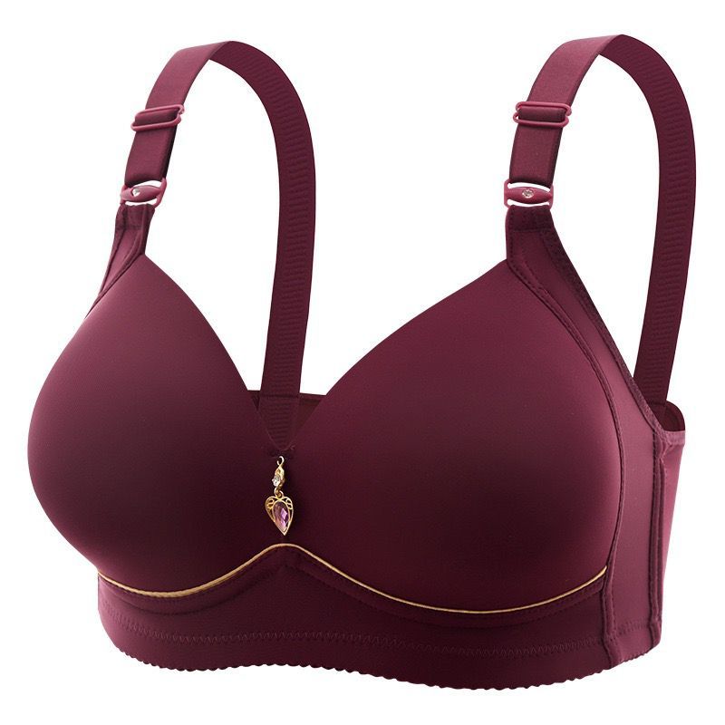 Bra Plus Size Wireless BC Cup Ice Silk Thin Sponge Baju Dalam Wanita ...