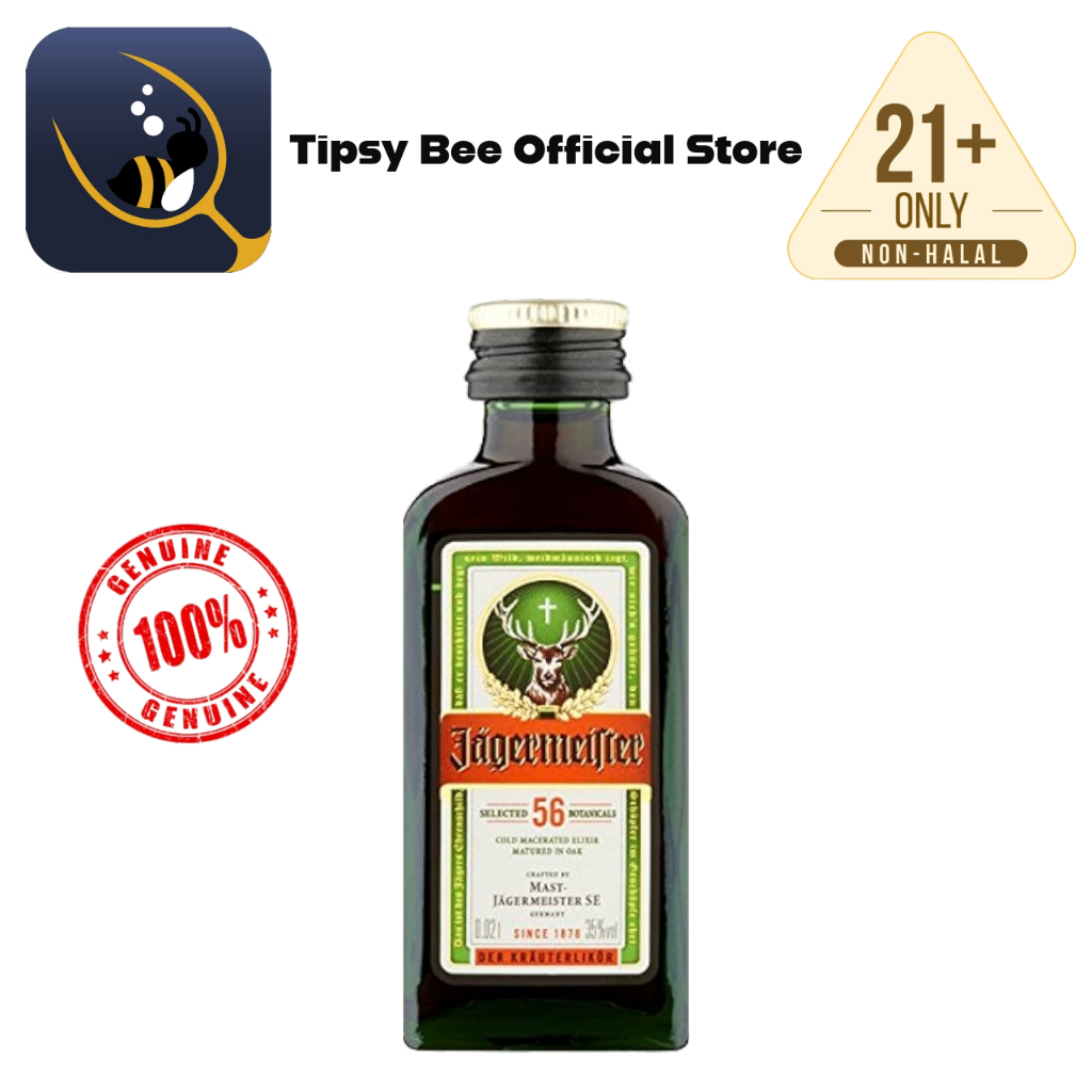 Jagermeister @ Miniature Mini Small Bottle, Alcohol Liquor Herbal ...