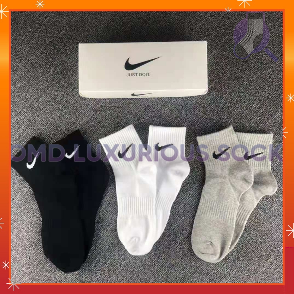 [5 Pasang] Stokin Nik Socks Casual Cotton Sock Sport Socks Running ...