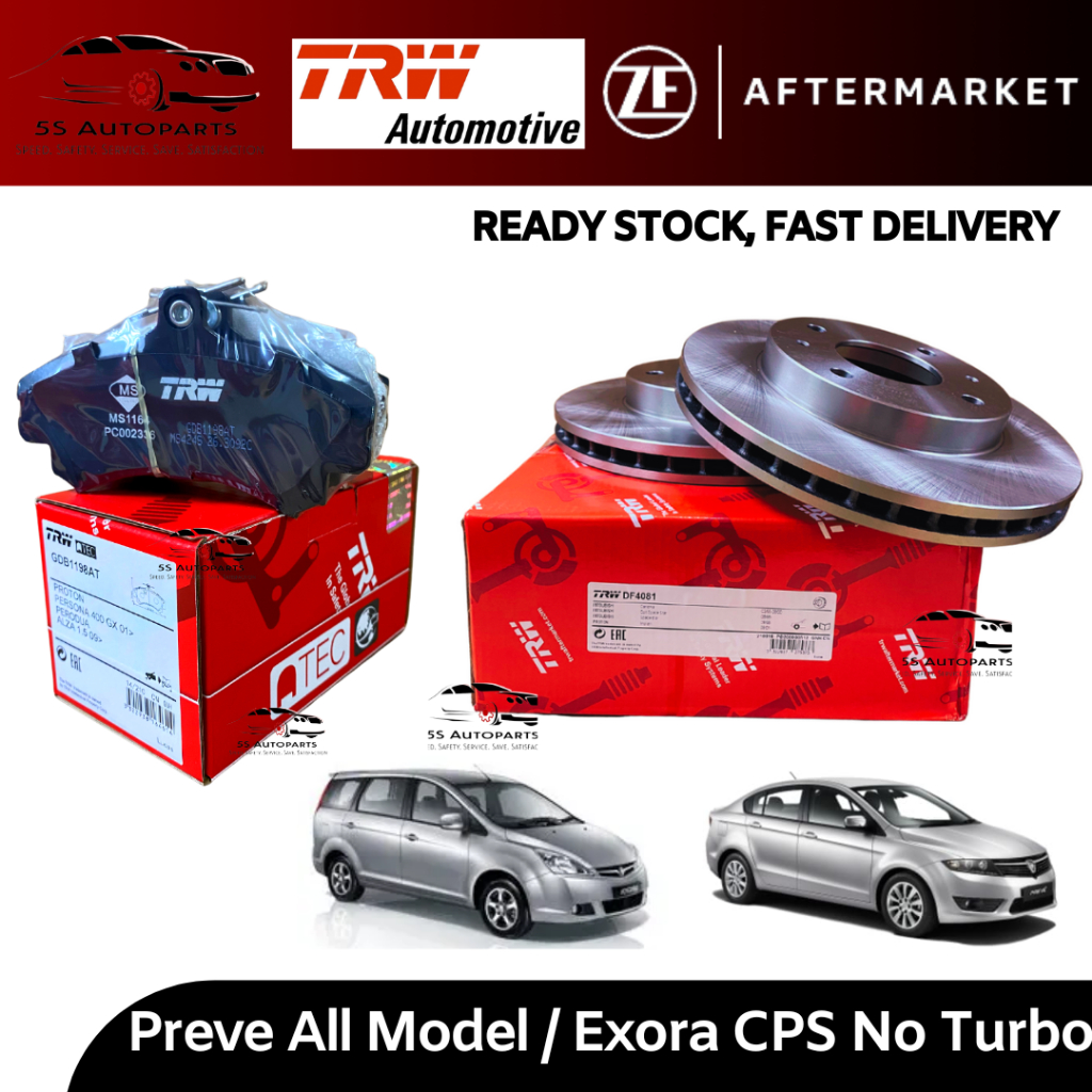TRW Proton Exora CPS No Turbo, Preve, Suprima S Turbo Front (Depan ...