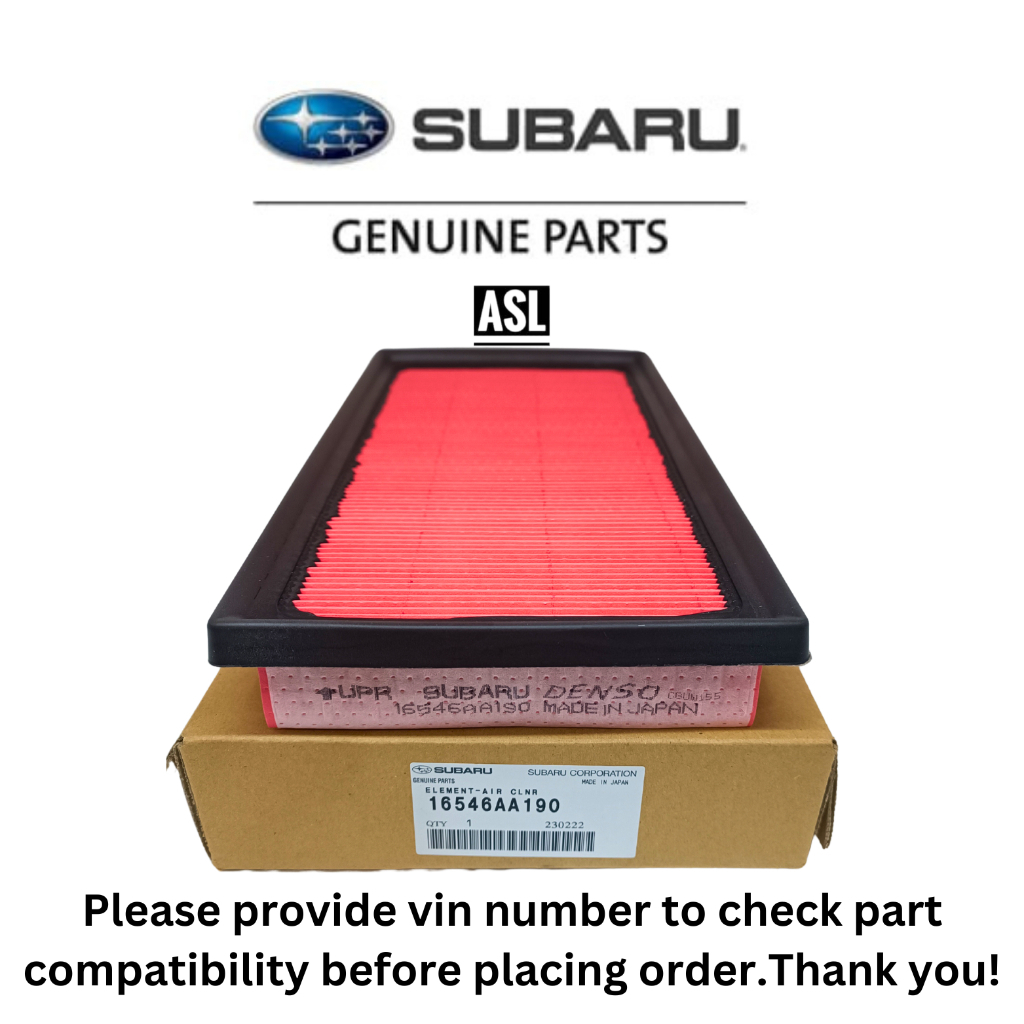 Genuine Subaru BRZ ZD8 Air Filter 16546AA190 Toyota GR86 ZN8 | Shopee ...