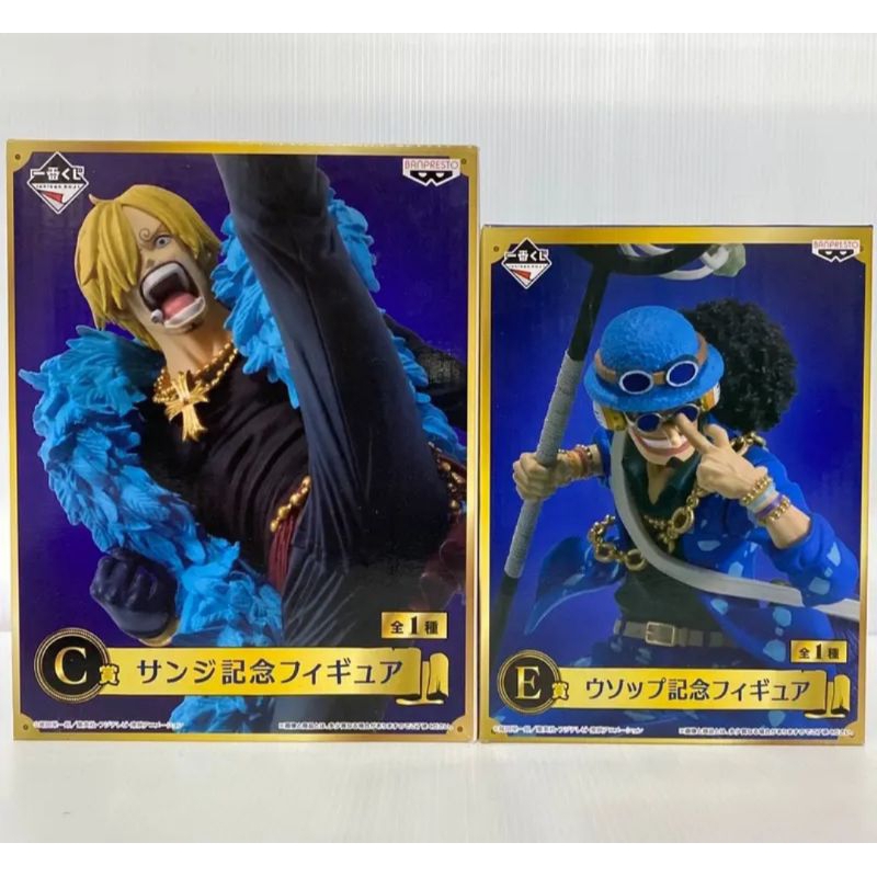 🔥HOT ITEM🔥 ORIGINAL ONE PIECE ICHIBANKUJI 20TH ANNIVERSARY GOLD STICKER ...