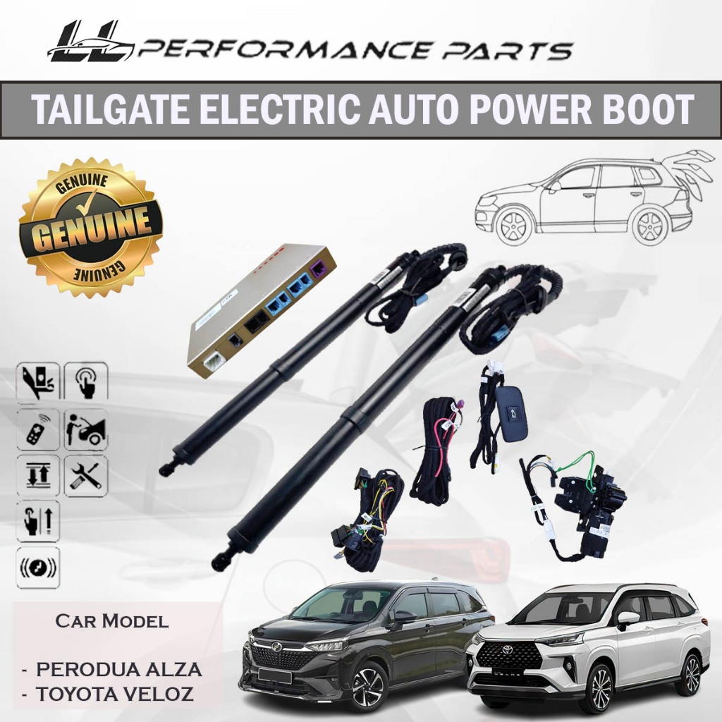 Perodua Alza/Toyota Veloz Plug & Play Electric Auto Tailgate Power Boot ...