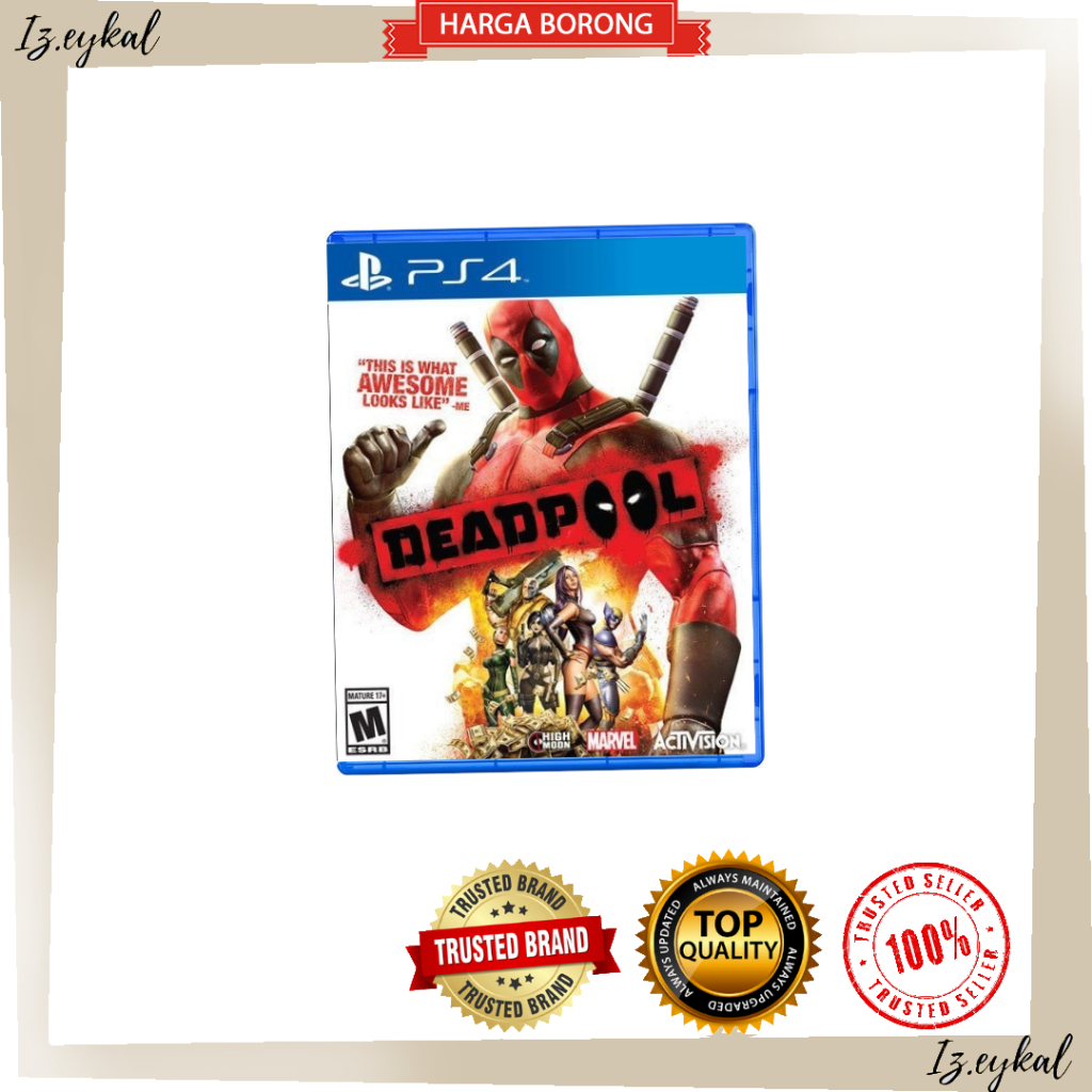 [PHYSICAL DISC] CHEAPEST PS4 Deadpool / Marvel / english version / R2 ...