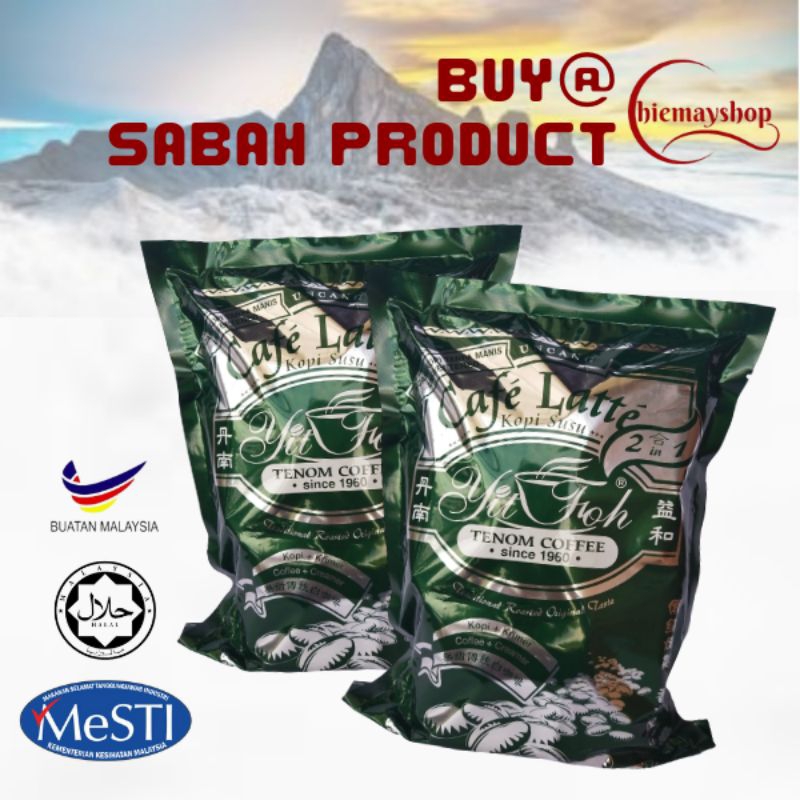 [Sabah] Tenom Cafe Latte 2 in 1 | Shopee Malaysia
