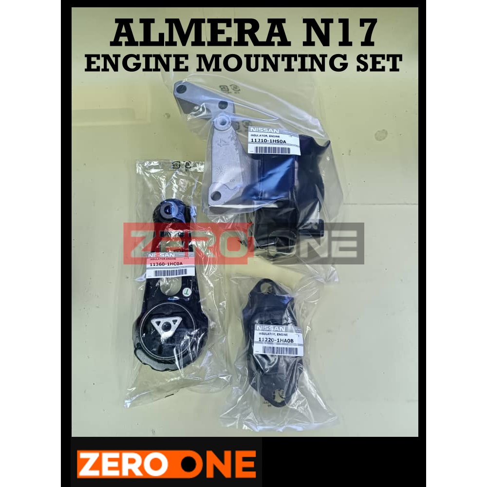NISSAN ALMERA N17 ENGINE MOUNTING SET | Shopee Malaysia
