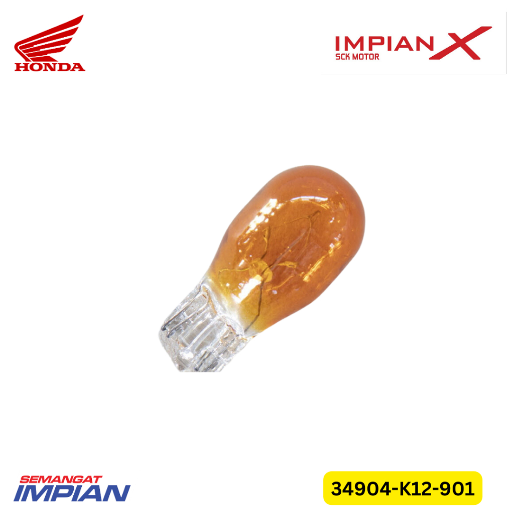 BULB WINKER ( 12V 10W )(34904-K12-901)100% ORI HONDA GENUINE PART ...
