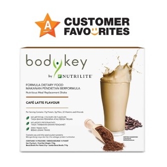 BodyKey By Nutrilite Meal Replacement Shake (Café Latte) | Shopee Malaysia