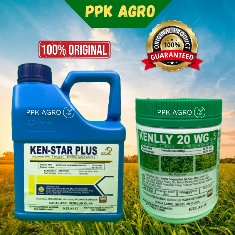 4L KEN STAR PLUS + 250G KENLLY 20WG (1 SET PACKAGE) RACUN RUMPUT ...
