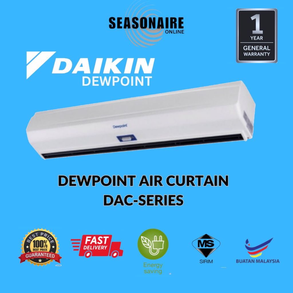 BEST VALUE~DEWPOINT [DAIKIN] AIR CURTAIN STANDARD TYPE | Shopee Malaysia