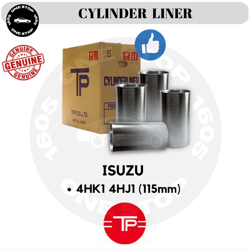 TP ISUZU 4HK1 4HJ1 115MM JAPAN CYLINDER LINER SET (4PCS) | Shopee Malaysia