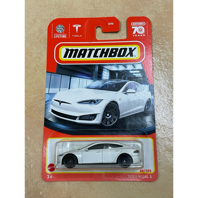 Matchbox Model Tesla S (White) | Shopee Malaysia
