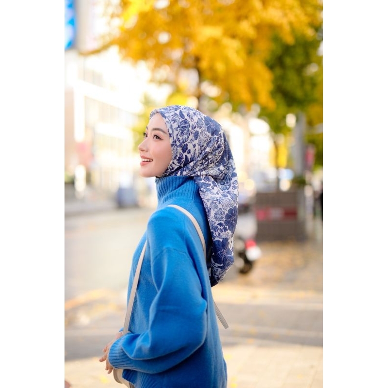 Tudung Ruffle AUTUMN IN MY HEART tudung bawal printed cotton voile ...
