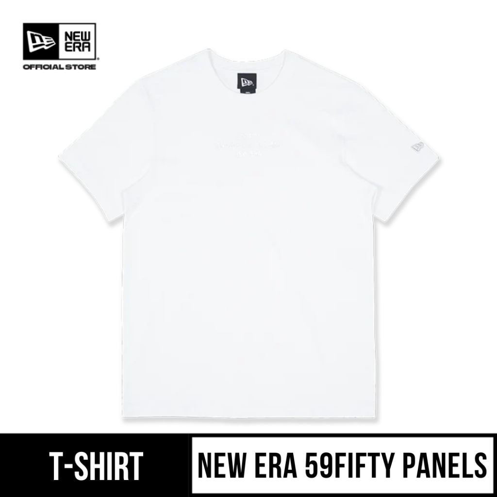 New Era 59FIFTY Panel White Short Sleeve T-Shirt | Shopee Malaysia