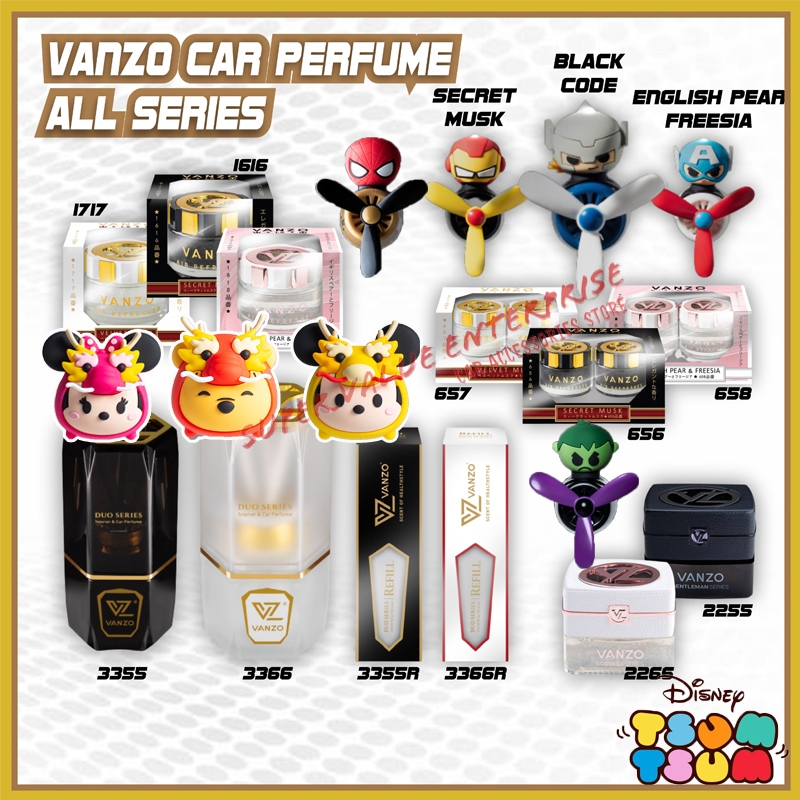 Vanzo Car Perfume All Series Car Air Freshener Car Refresher Pewangi ...