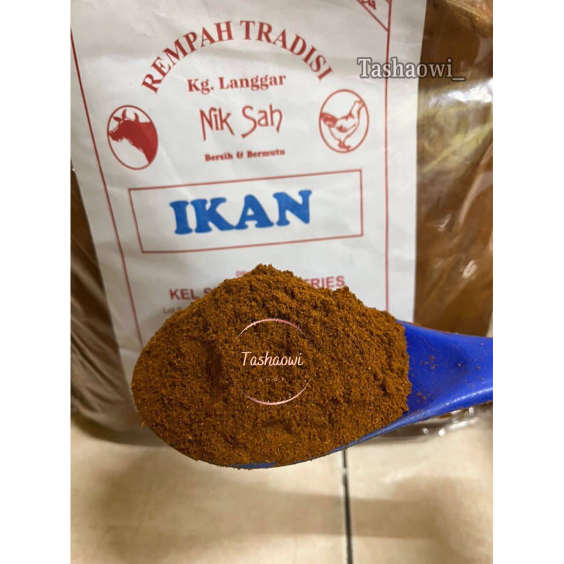Rempah Gulai Kg Langgar / Rempah Gulai Asli Kelantan / Rempah Nik Sah ...