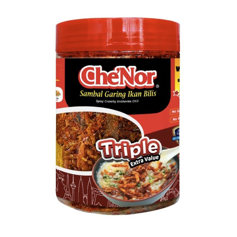 Sambal Garing Che'Nor Triple | Shopee Malaysia
