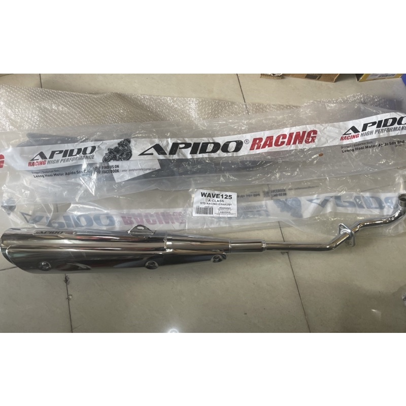 APIDO HONDA WAVE 125 WAVE125 STANDARD CUTTING RACING EXHAUST 25MM ...