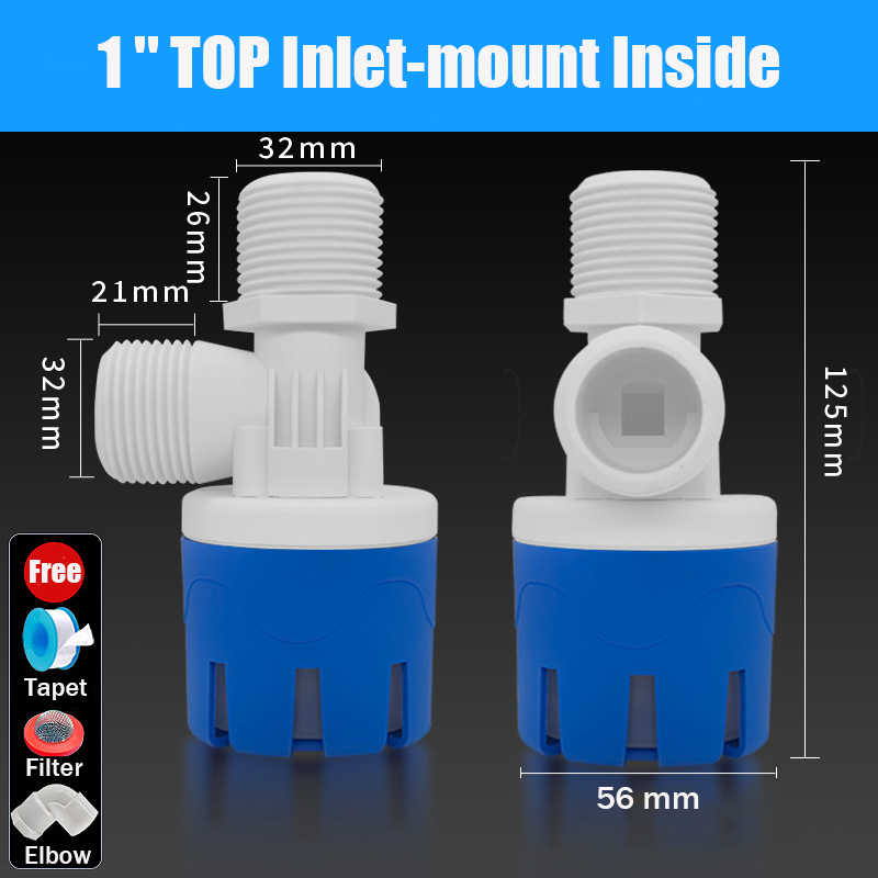 Automatic Water Level Control Valve Water Tank Float Valve Toilet Float ...