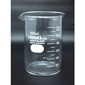 IWAKI 150ml Glass Beaker Low Form Laboratory use / Balang Kaca | Shopee ...
