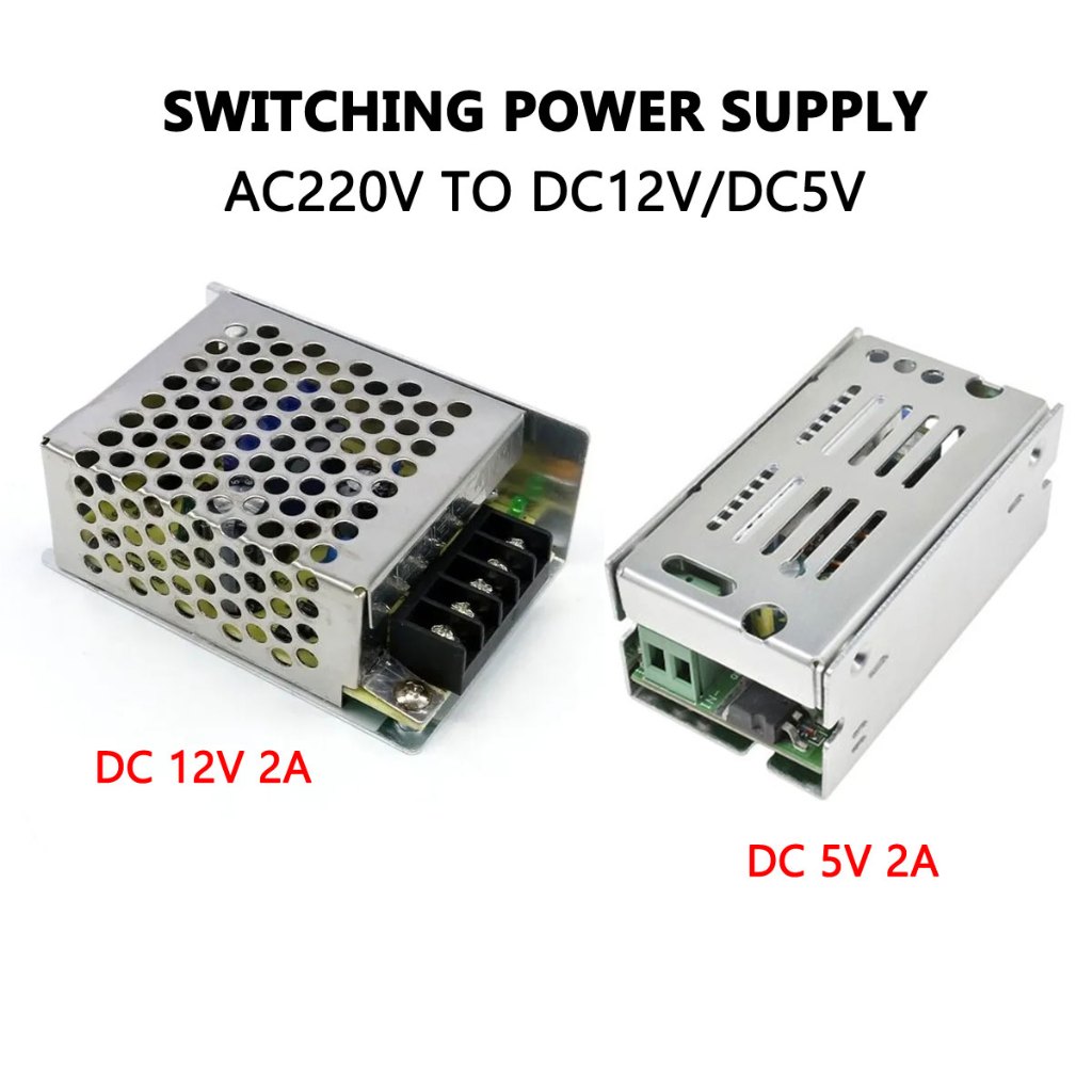 DC5V DC12V Switching Power Supply 110V/220V AC to DC 5V 2A 12V 2A For ...