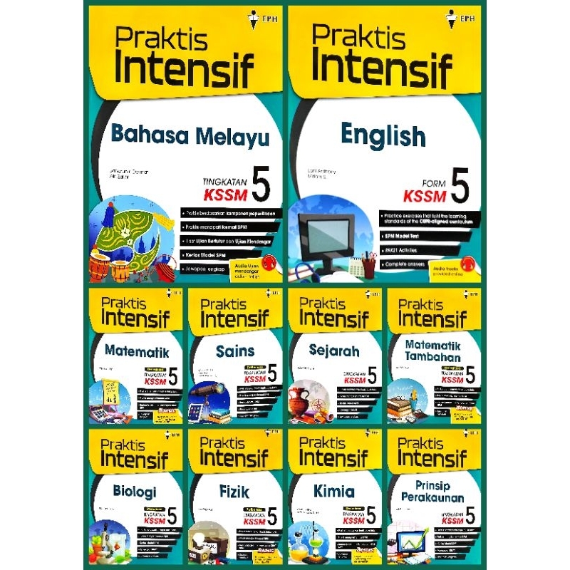 BUKU LATIHAN - PRAKTIS INTENSIF TINGKATAN 5 KSSM 2024 - EPH | Shopee Malaysia