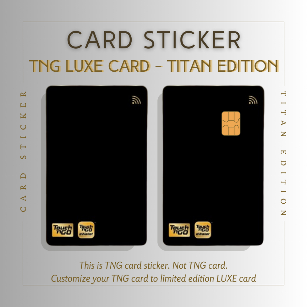💥LIMITED💥 LUXE Card Green / Titan Edition Card Sticker - TNG CARD ...