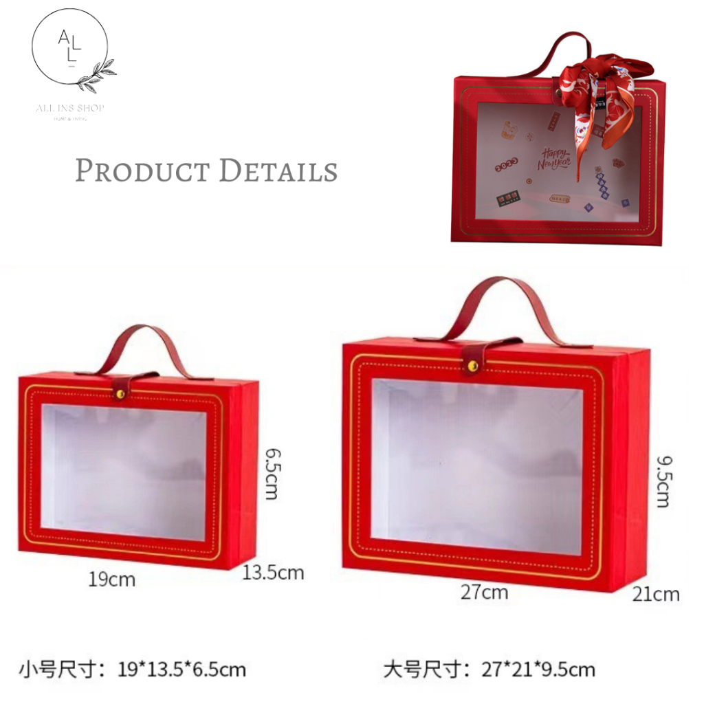 ALL INS SHOP- CNY 2025 GIFT BOX WINDOW GIFT BAG NEW YEAR DOORGIFT ...