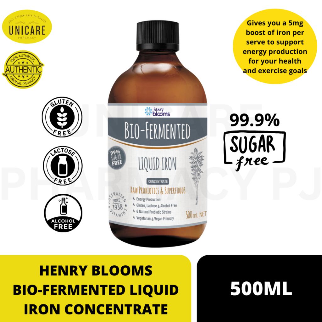 HENRY BLOOMS BIO-FERMENTED LIQUID IRON CONCENTRATE 500ML | Shopee Malaysia