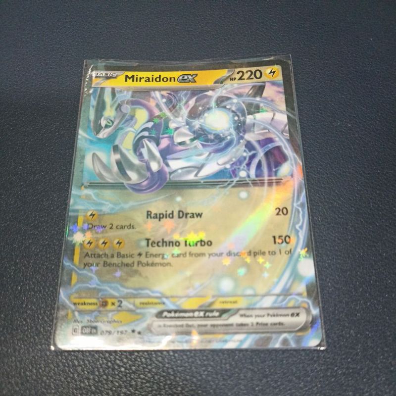 Pokemon TCG Miraidon ex - 079/197 - Ultra Rare | Shopee Malaysia