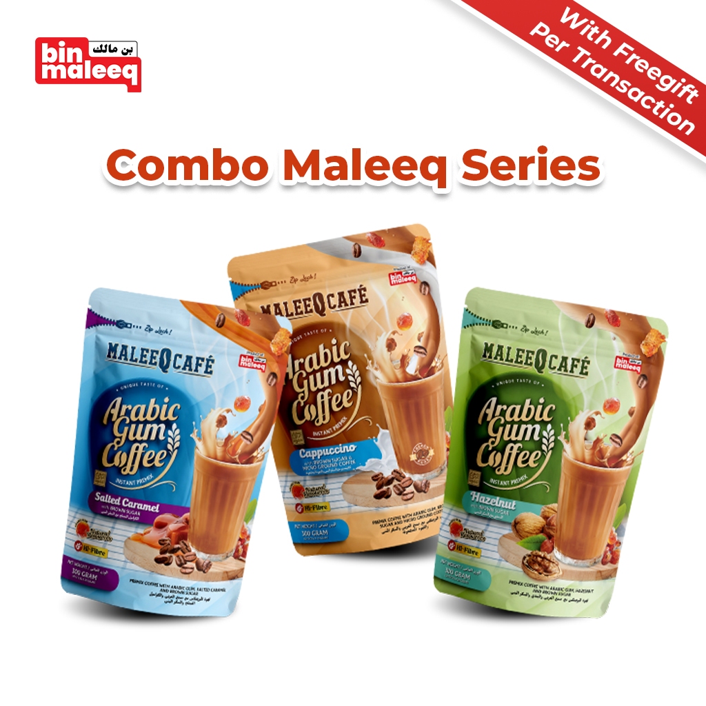 SET COMBO 3 PEK MALEEQ SERIES ( CAPPUCINO,HAZELNUT & SALTED CARAMEL ...